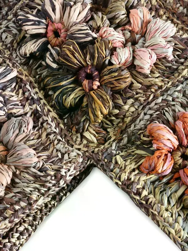 SOPHIE DIGARD Floral Detail Tote Bag