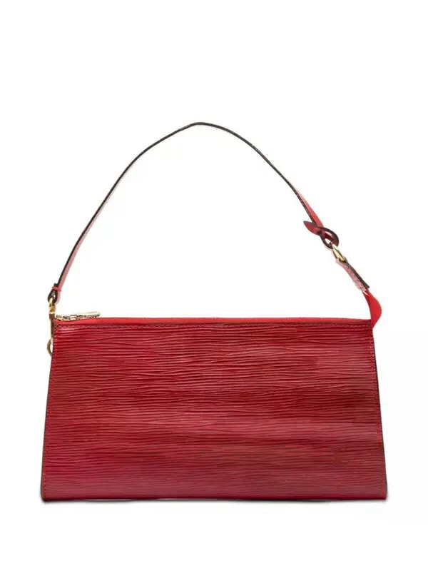 LOUIS VUITTON 1999 Epi Pochette Accessoires Shoulder Bag - Red