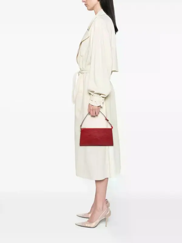 LOUIS VUITTON 1999 Epi Pochette Accessoires Shoulder Bag - Red