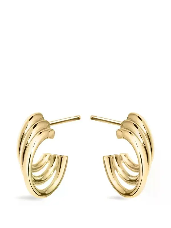 SHAUN LEANE Bound Hoop Earrings - Gold
