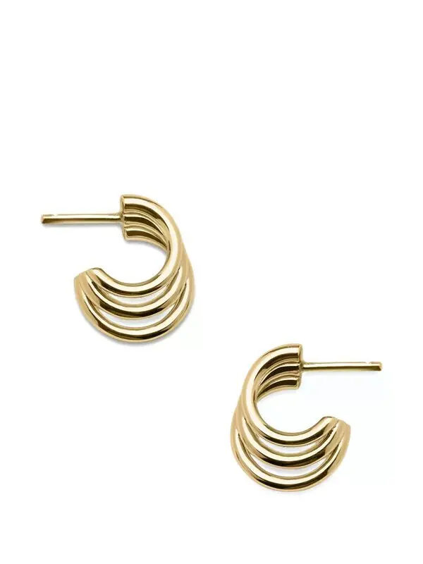SHAUN LEANE Bound Hoop Earrings - Gold