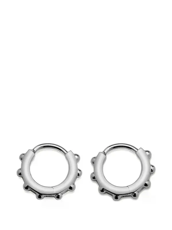 SHAUN LEANE Spur Mini Hoop Earrings - Silver