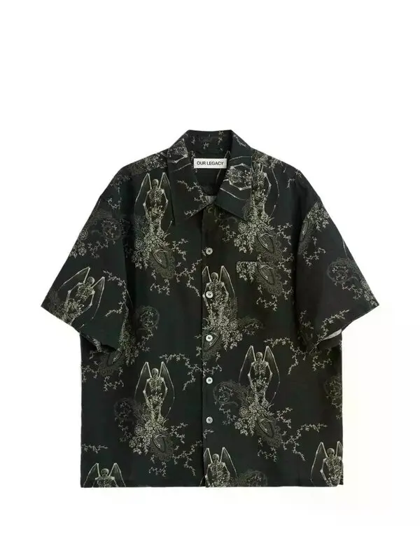 Our Legacy Every Paisley Shirt - Black