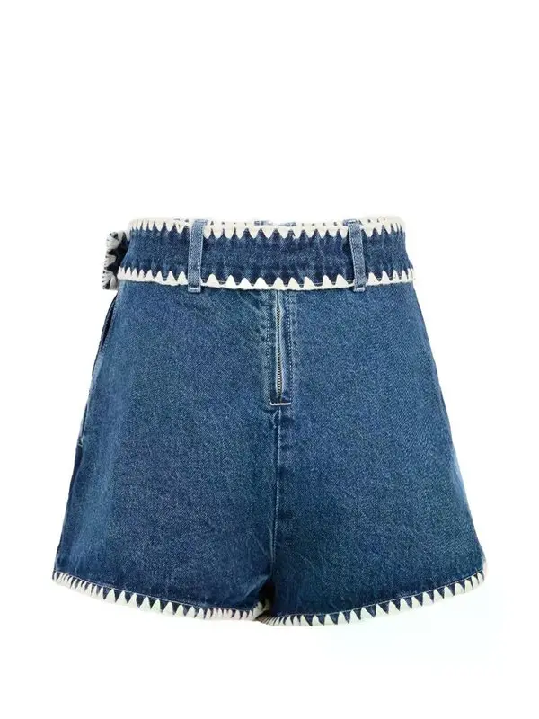 Farm Rio Crochet Pocket Shorts