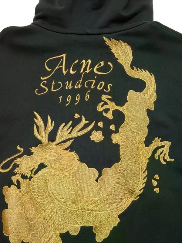 Acne Studios Logo-embroidered Hoodie