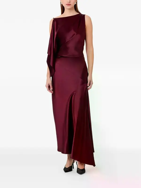 NICHOLAS Nayara Asymmetric Dress - Red