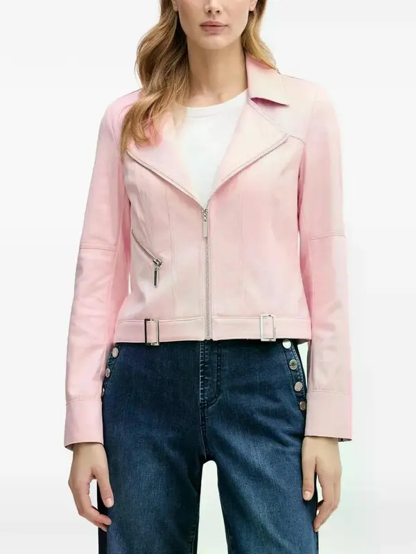 Joseph Ribkoff Zip-up Biker Jacket