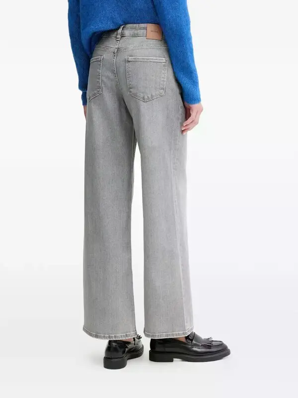 MOS MOSH Mmdara Hera Wide-leg Jeans - Grey