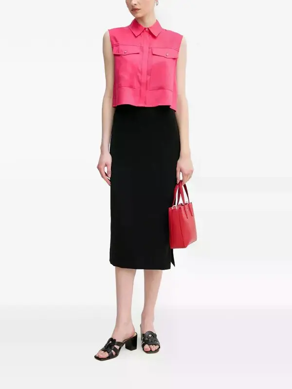 MARC AUREL Pencil Skirt With Side Slit
