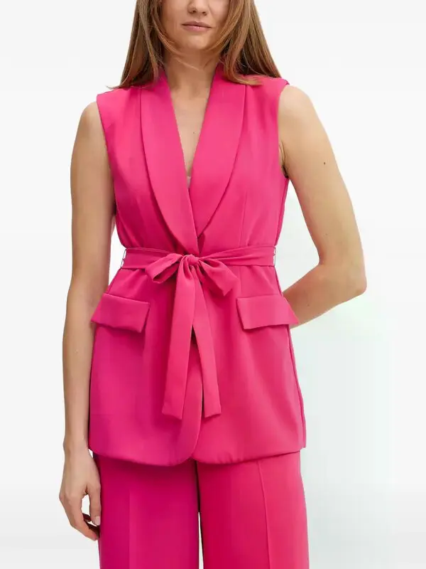 Joseph Ribkoff Shawl-collar Belted Vest