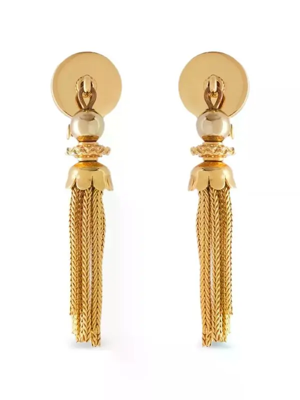 MONET Tassel Clip-on Earrings - Gold