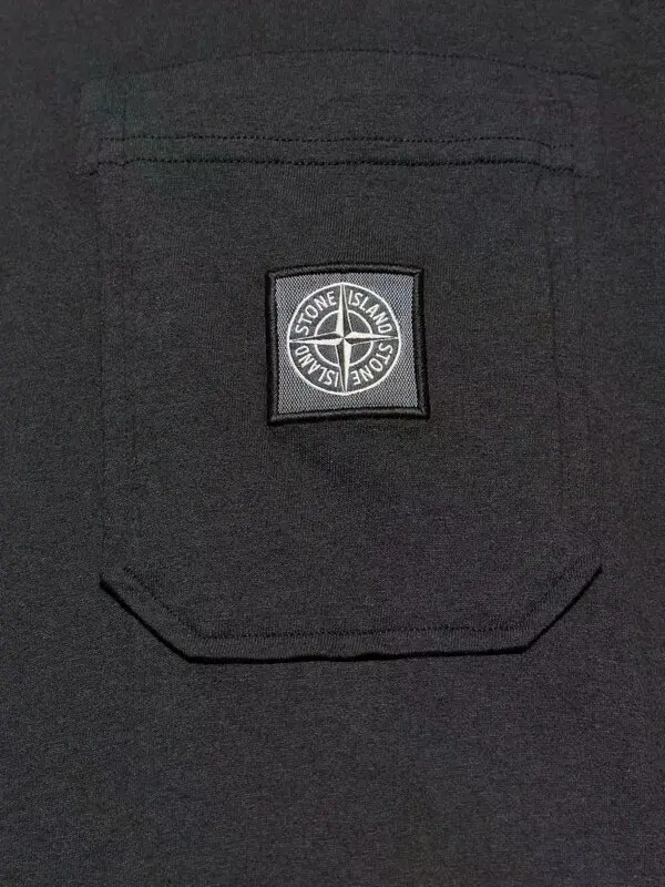 Stone Island 2100032 Organic Cotton Jersey 'fissato' Effect T-shirt