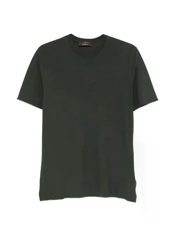 ZANONE Roubd-neck T-shirt - Green