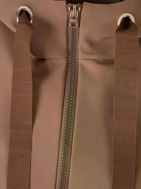 Herno Zip-up Hooded Jacket - Neutrals