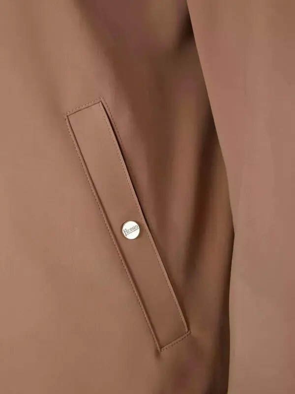 Herno Zip-up Hooded Jacket - Neutrals