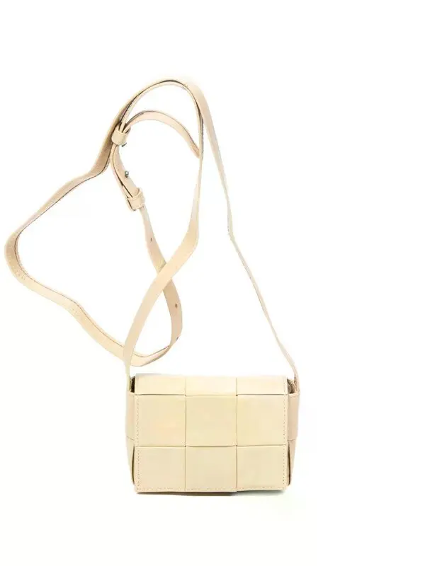 Bottega Veneta Mini Cassette Cross Body Bag - Neutrals
