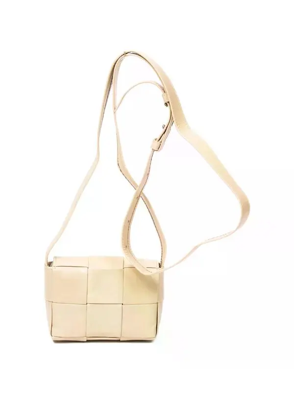 Bottega Veneta Mini Cassette Cross Body Bag - Neutrals