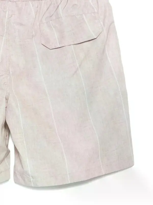 Eleventy Striped Swim Shorts - Neutrals