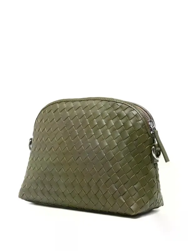 Dragon Diffusion Chunky Fellini Woven Satchel Cross Body Bag - Green