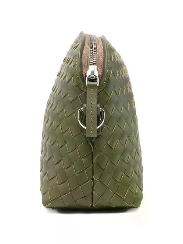 Dragon Diffusion Chunky Fellini Woven Satchel Cross Body Bag - Green