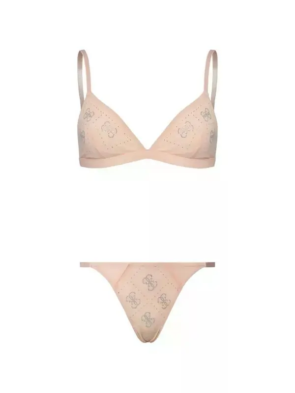 Guess Embellished Underwear Set - Pink