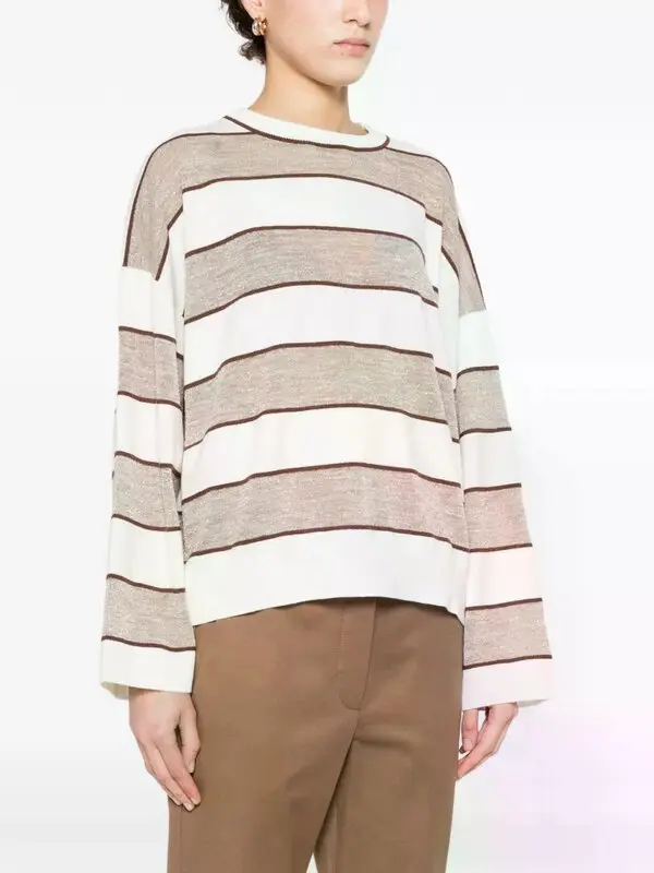 Brunello Cucinelli Striped Pattern Sweater