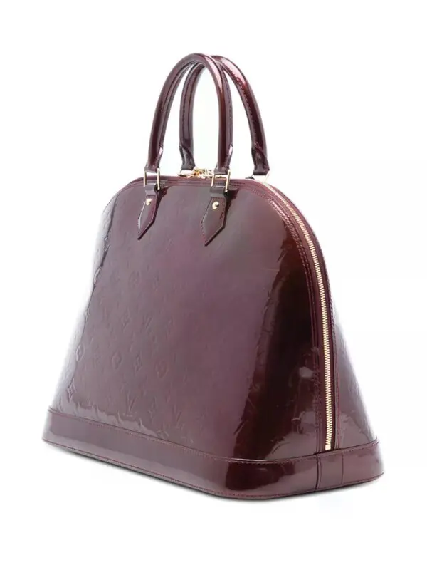 LOUIS VUITTON 2012 Monogram Vernis Alma Gm Handbag