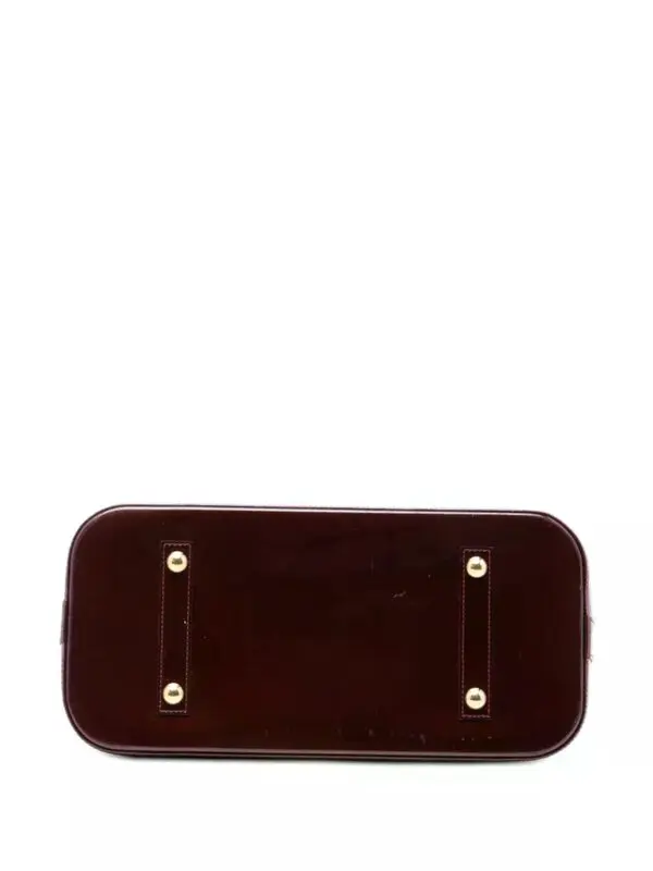 LOUIS VUITTON 2012 Monogram Vernis Alma Gm Handbag