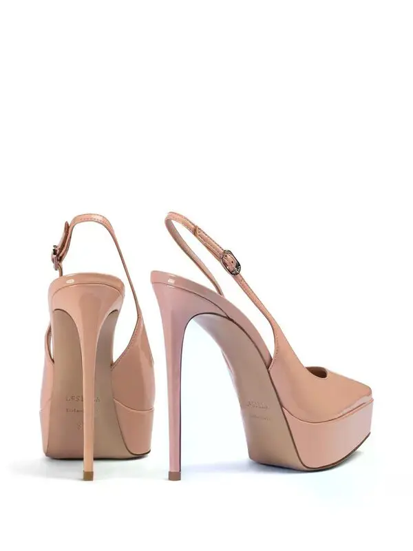 LE SILLA Uma Slingback Platform Pumps