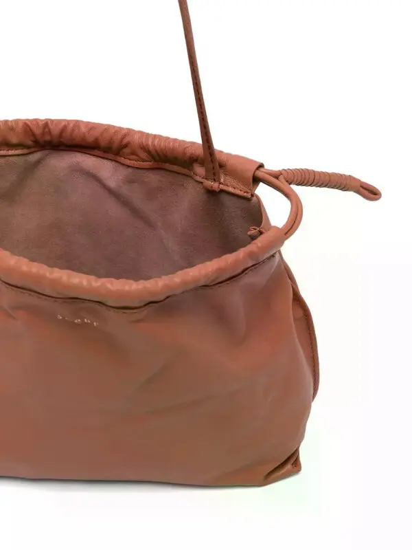 Soeur Suzette Drawstring Shoulder Bag - Brown