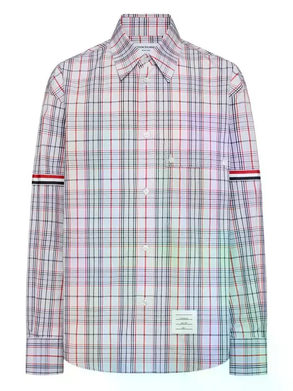 Thom Browne Plaid-patterned Shirt