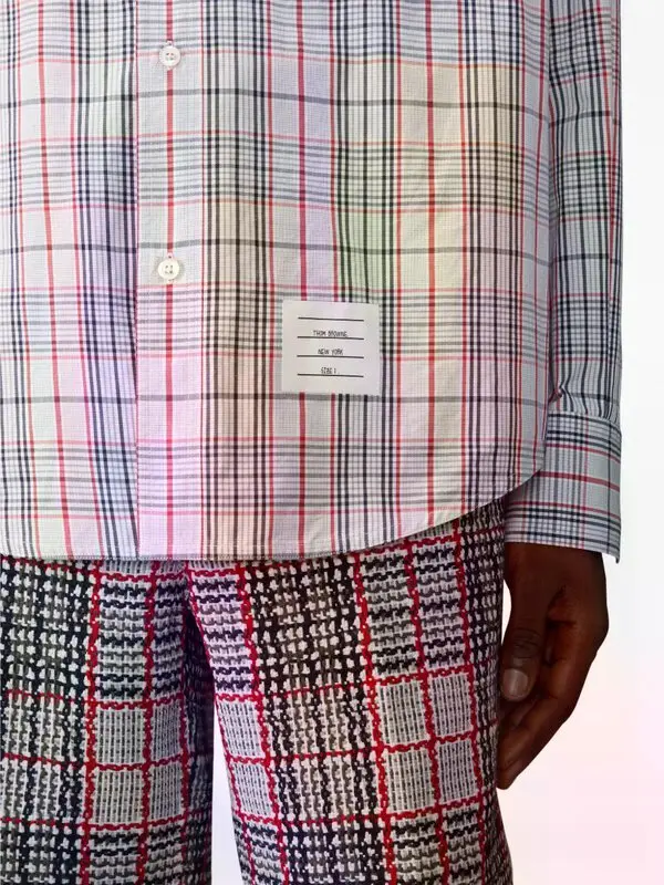 Thom Browne Plaid-patterned Shirt