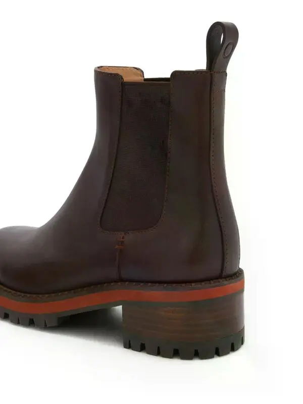 ODISSI Faye Rounded Toe Leather Boots