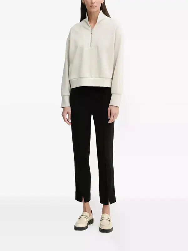Joseph Ribkoff Zip Funnel Neck Sweatshirt