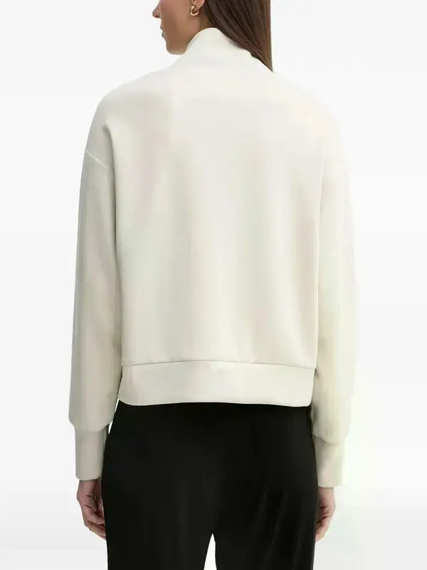 Joseph Ribkoff Zip Funnel Neck Sweatshirt