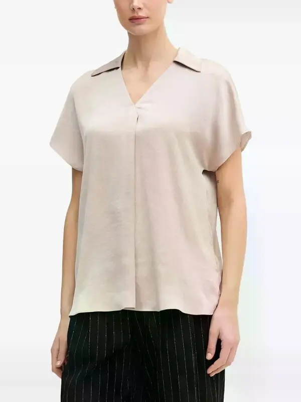 Joseph Ribkoff Collared V-neck Top