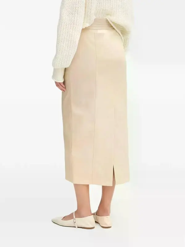 MARC AUREL Panelled Zip Pocket Skirt