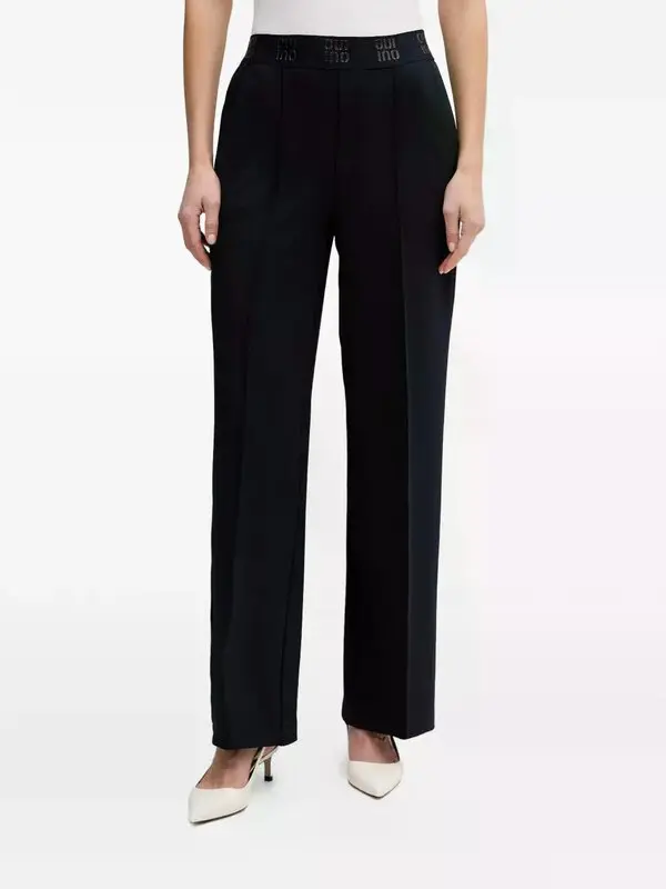 OUI Logo Waistband Trousers