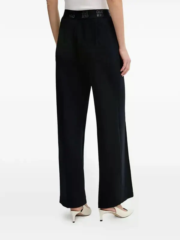 OUI Logo Waistband Trousers