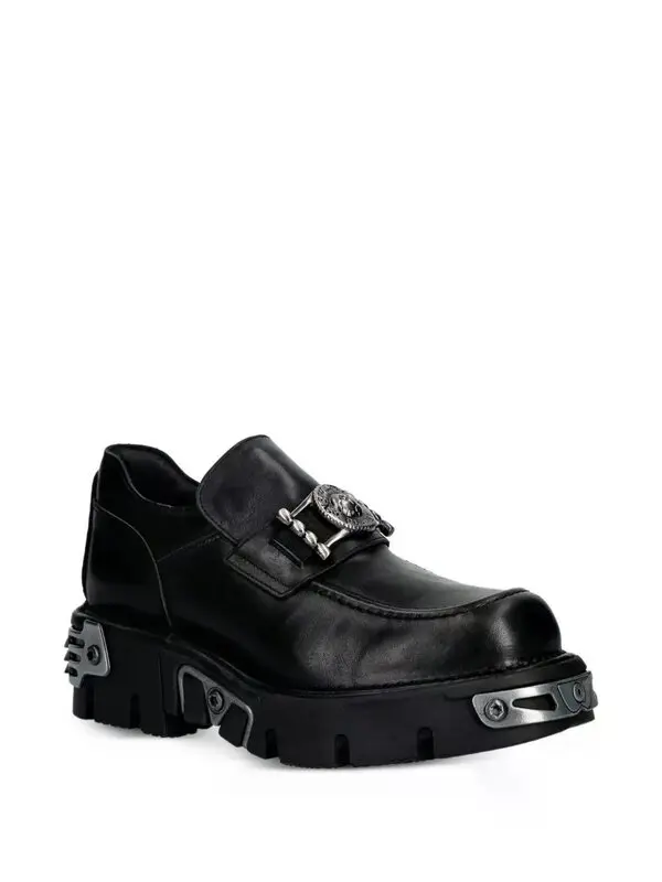 NEW ROCK Embellishment Loafers