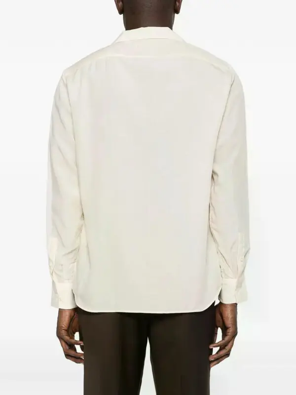 LARDINI Notched-collar Shirt
