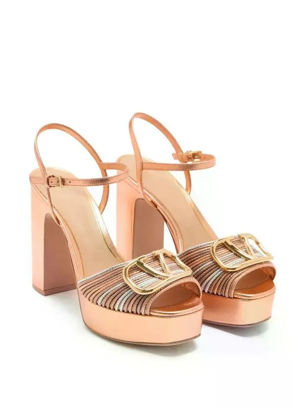 Valentino Garavani Buckle-strap Platform Sandals