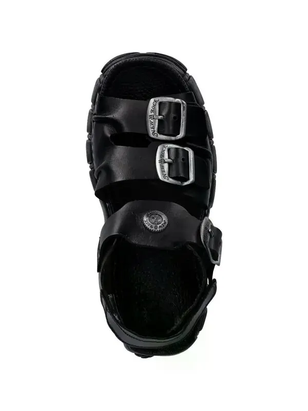 NEW ROCK Buckle Platform Sandals