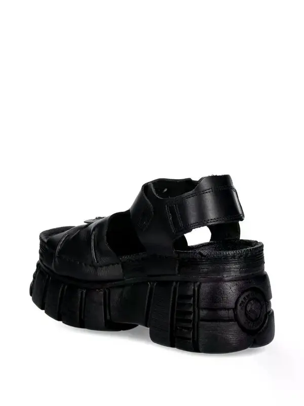 NEW ROCK Buckle Platform Sandals