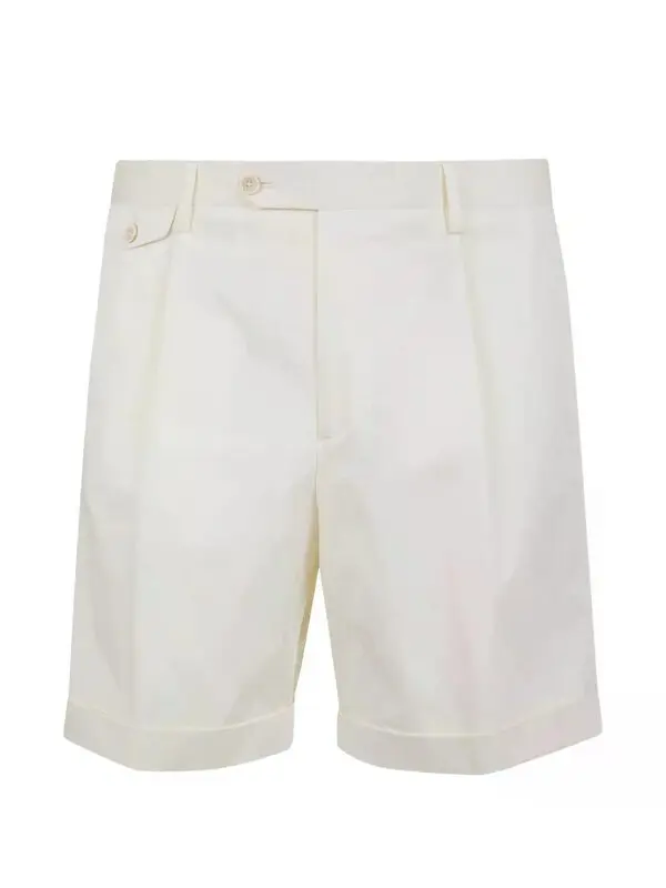 LARDINI Albin Pleated Shorts - Neutrals
