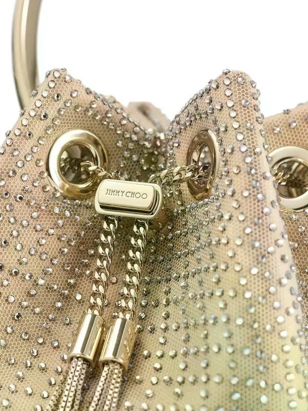 JIMMY CHOO Bon Bon Ring Handle Bucket Bag