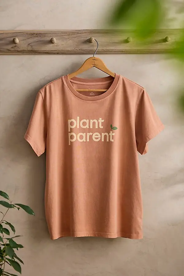 TERRAIN Plant Parent Cotton T-shirt - Terracotta