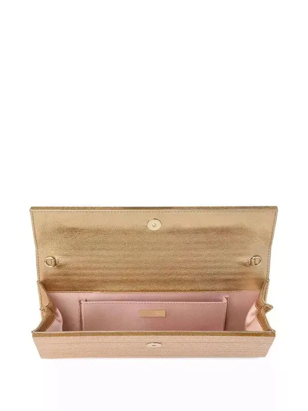 JIMMY CHOO Striated Chain Clutch