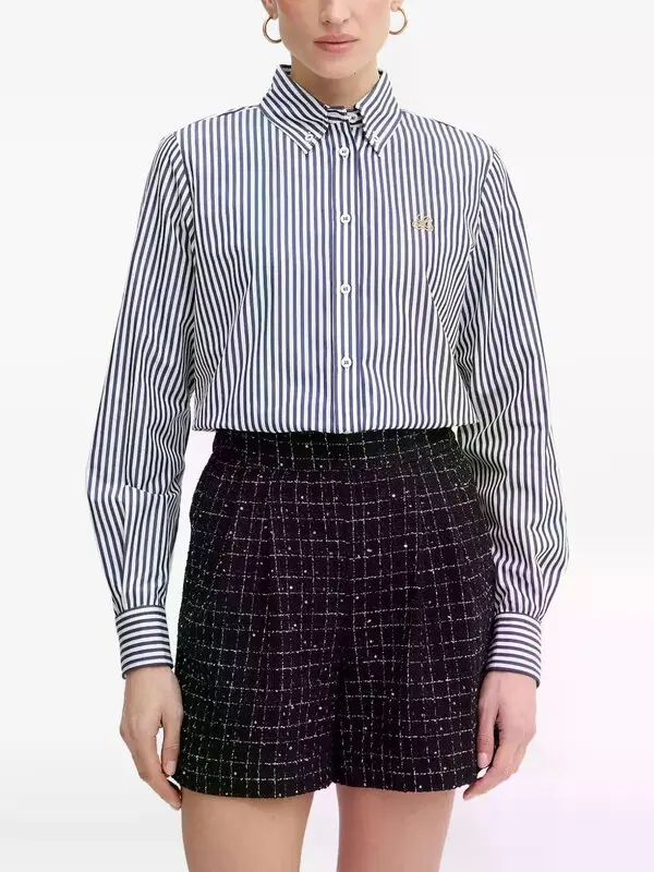 Luisa Spagnoli Embroidered Button-down Shirt