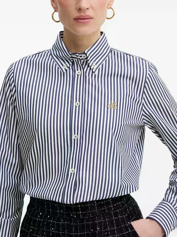 Luisa Spagnoli Embroidered Button-down Shirt